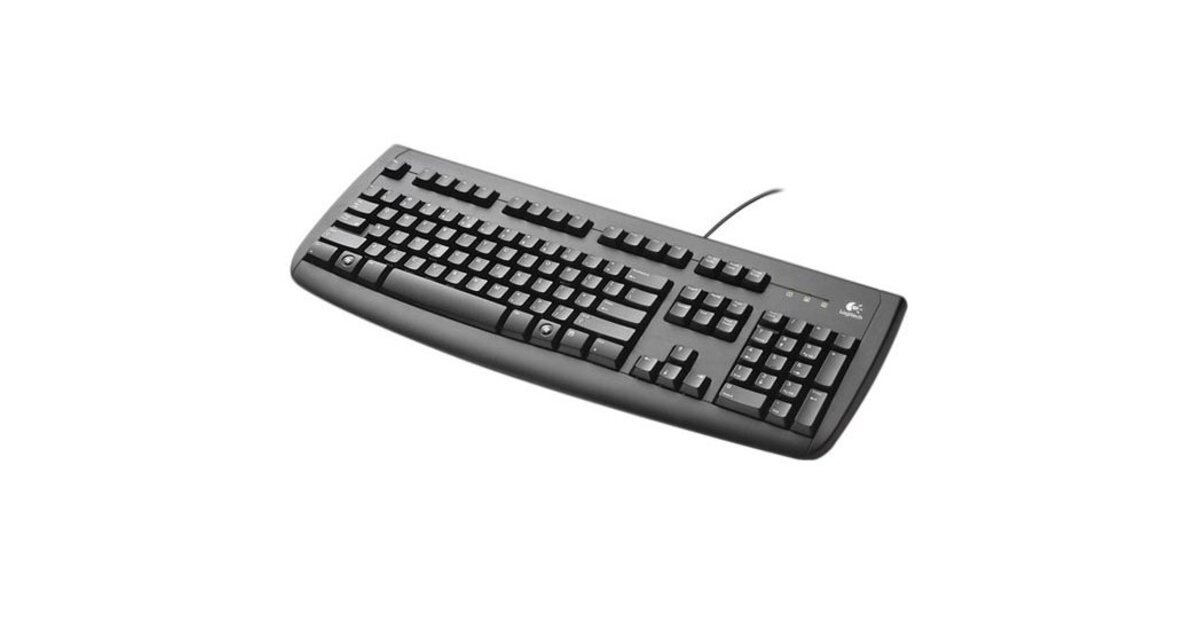 Logitech Deluxe 250 Keyboard USB black